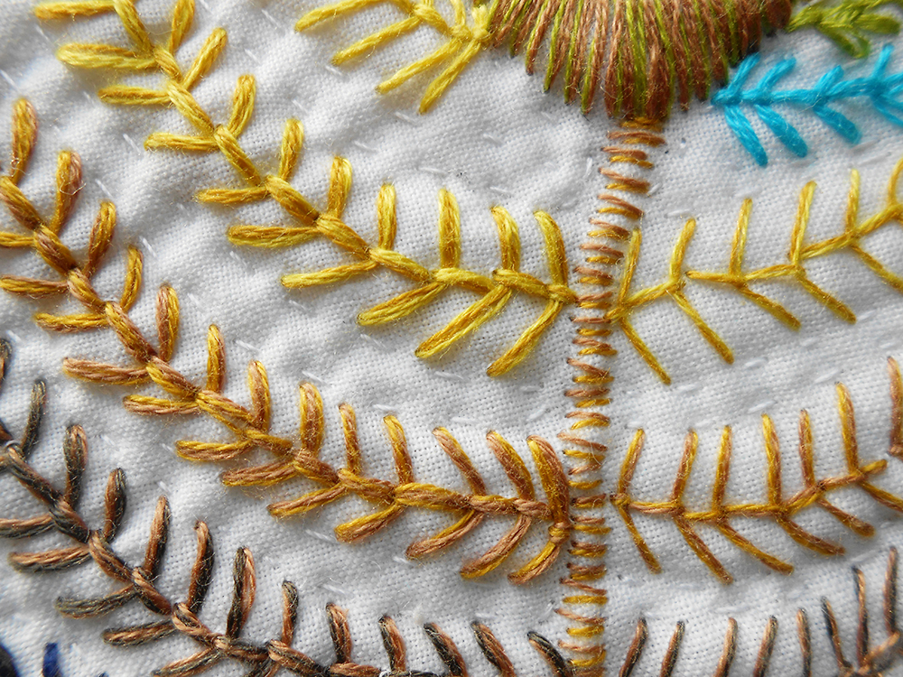 Embroidered Feathers – auribuzz